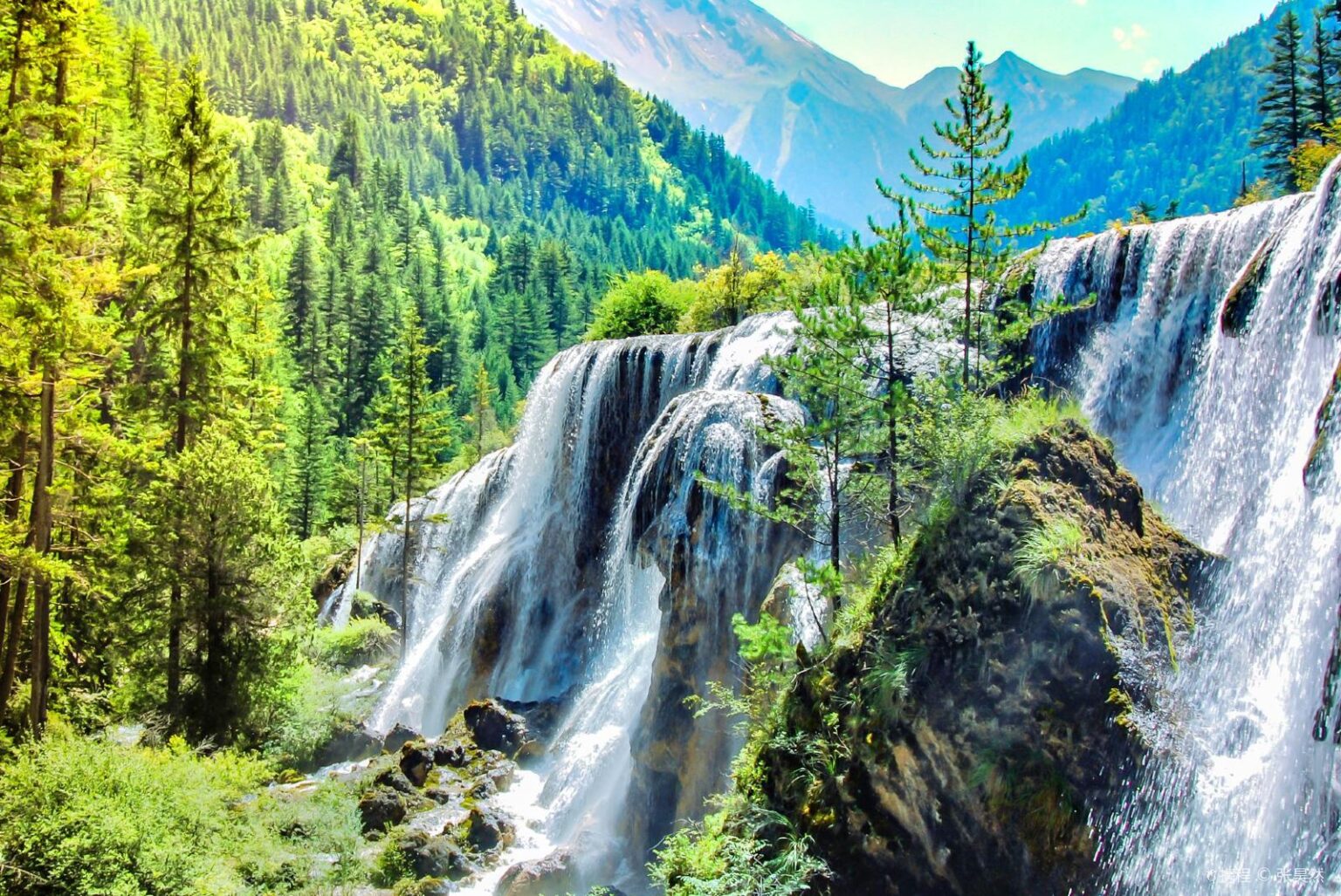 Nuorilang Waterfall - A Majestic Travertine Waterfall in Jiuzhaigou
